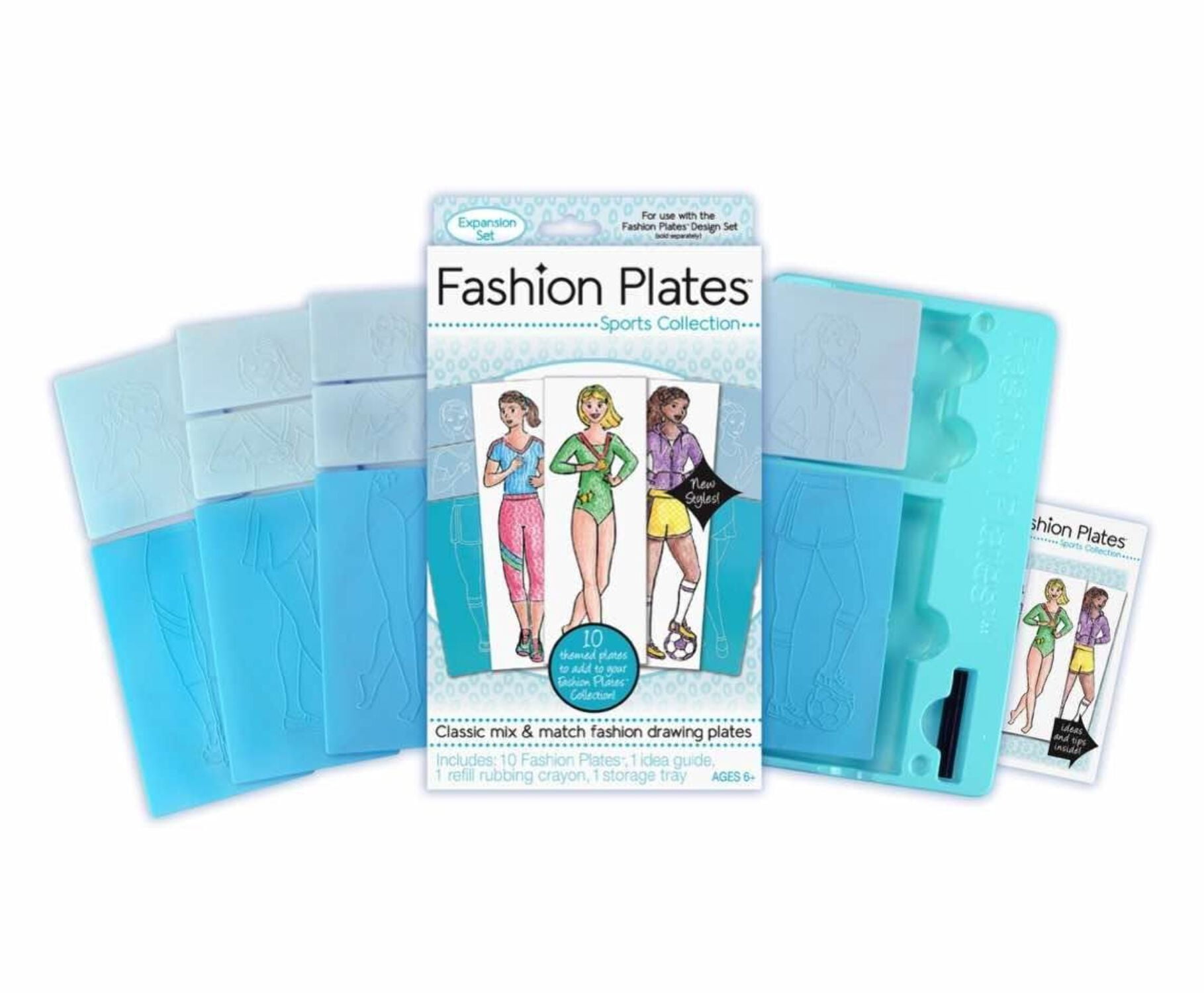 Fashion Plates 10/Pkg-Sports - Walmart.com