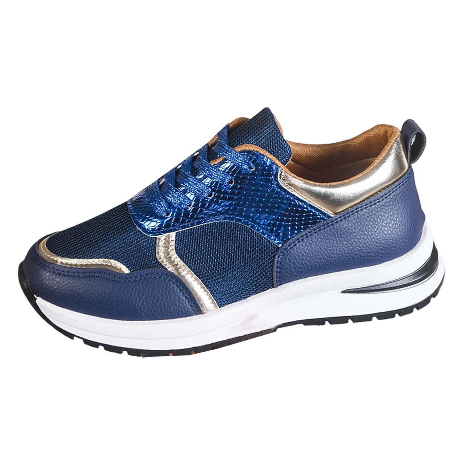 Fashion Platform Casual Lace Up Walking Shoes for Women with Unique ...