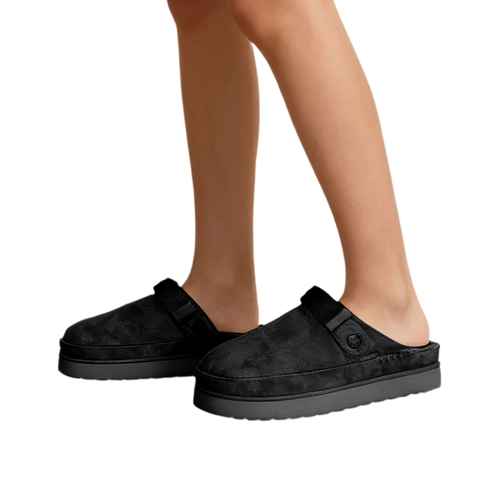 Fashion Platform Clogs Sandals for Women's Casual Adjustable Indoor Non ...