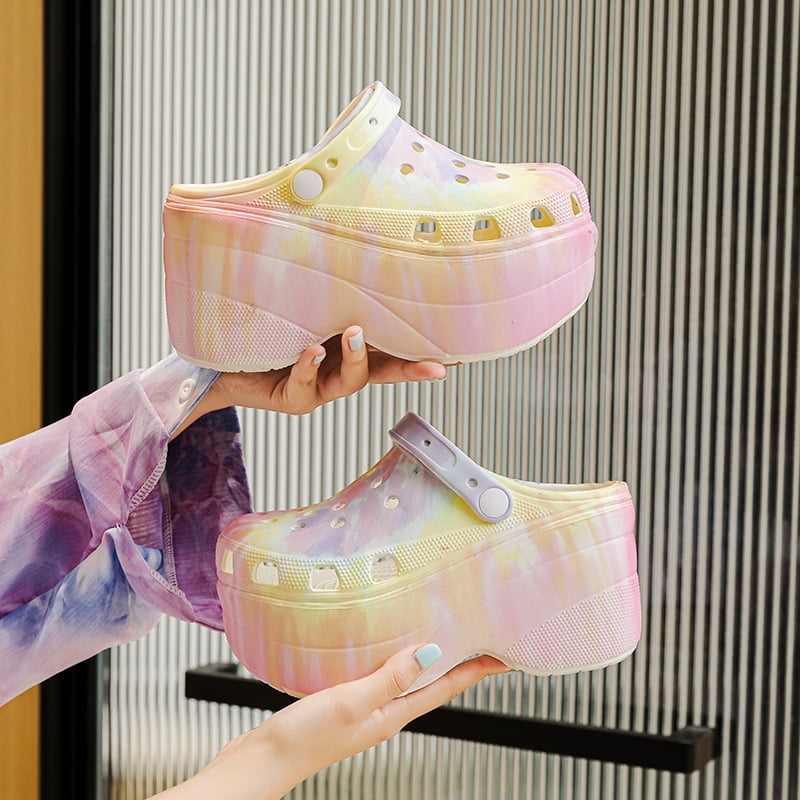 Fashion Platform Clogs Women's Outdoor and Indoor Pillow Slippers ...