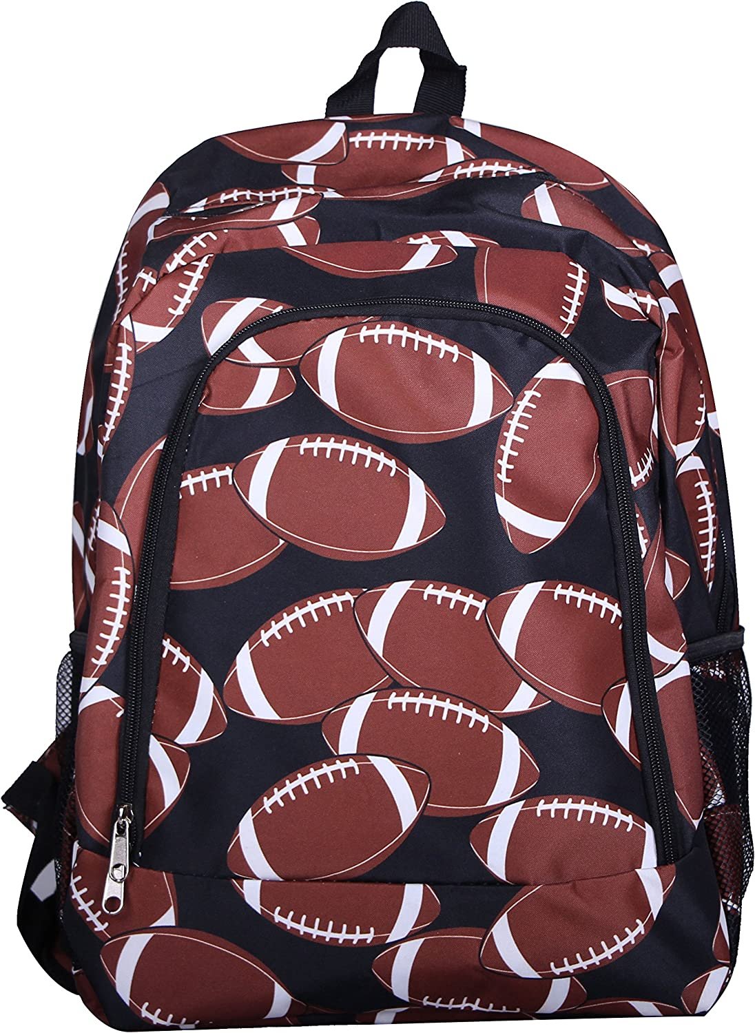 Fashion Print Medium Sized Backpack for Women and Teens Football ...