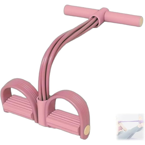 Fashion Puller Exercise, 21-Piece Resistance Band Set with 6 Tube Pedal ...