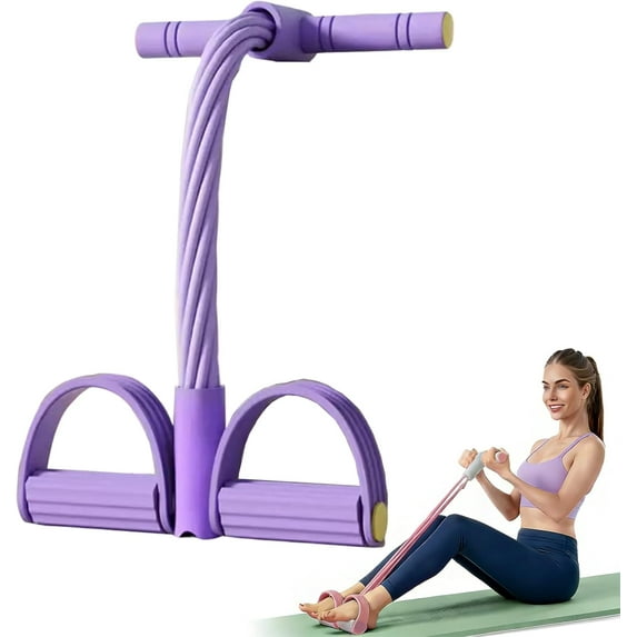 Fashion Puller Exercise, 4/6/8-Tube Pedal Resistance Device, Adjustable ...