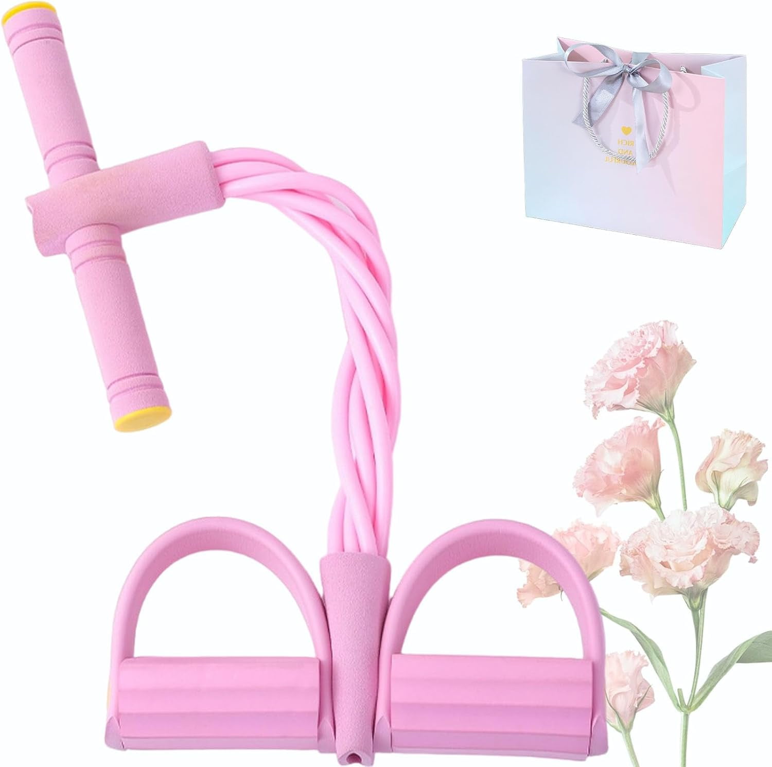 Fashion Puller Exercise, 4/6/8 Tube Pedal Resistance Device Band with ...