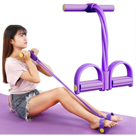 Fashion Puller Exercise, 8-Tube Pedal Resistance Band - Full Body ...