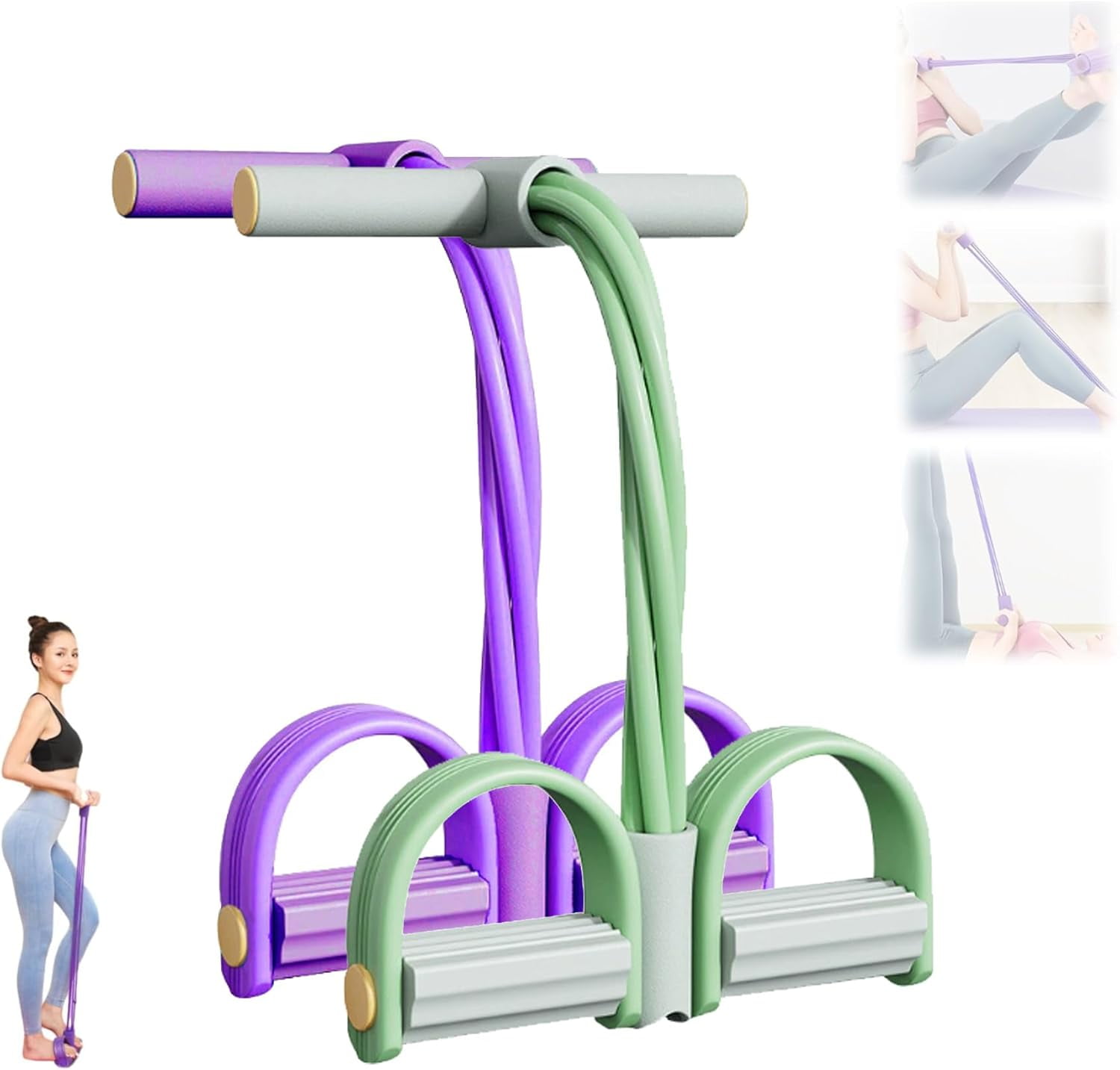 Fashion Puller Exercise, 8 Tube Pedal Resistance Device, 21 Fitness ...