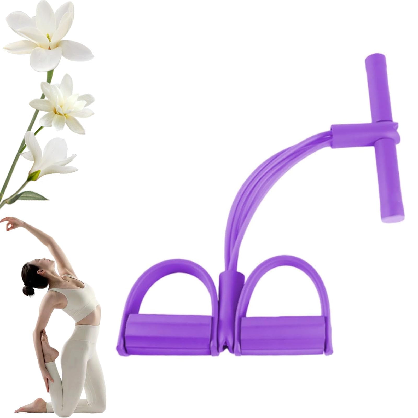 Fashion Puller Exercise, 8-Tube Pedal Resistance Device, Detachable ...