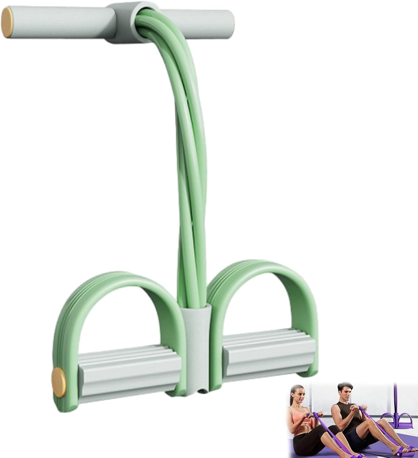 Fashion Puller Exercise, 8-Tube Pedal Resistance Device, Elastic Yoga ...