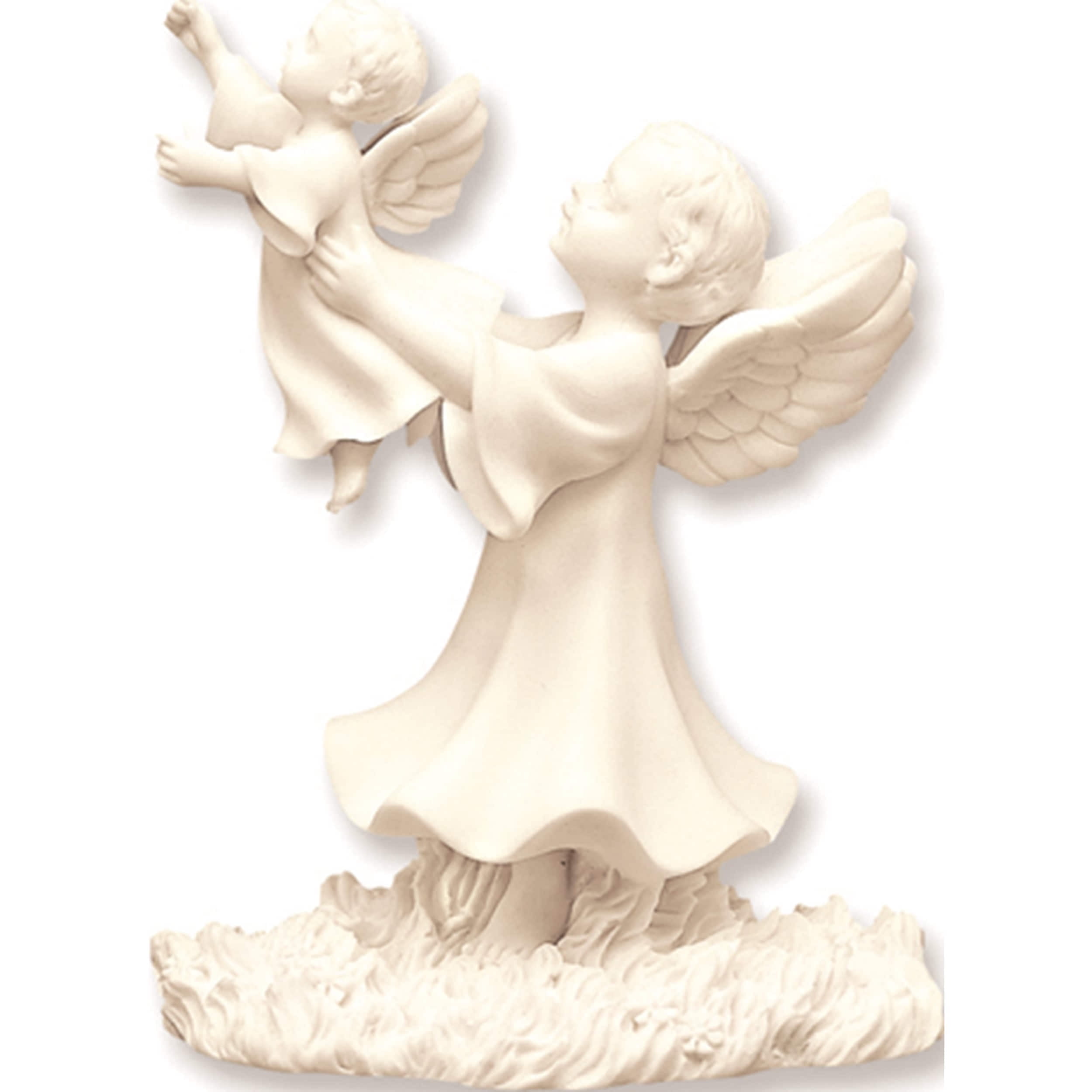 Fashion Resin When God Calls Little Children Millennium Figurine (6 X 5 ...