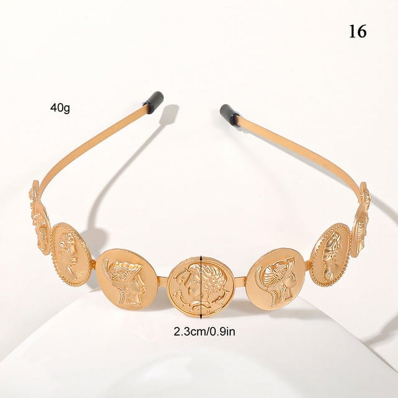 Fashion Retro Hair Bands For Women Wedding Metal Gold Leaf Butterfly ...