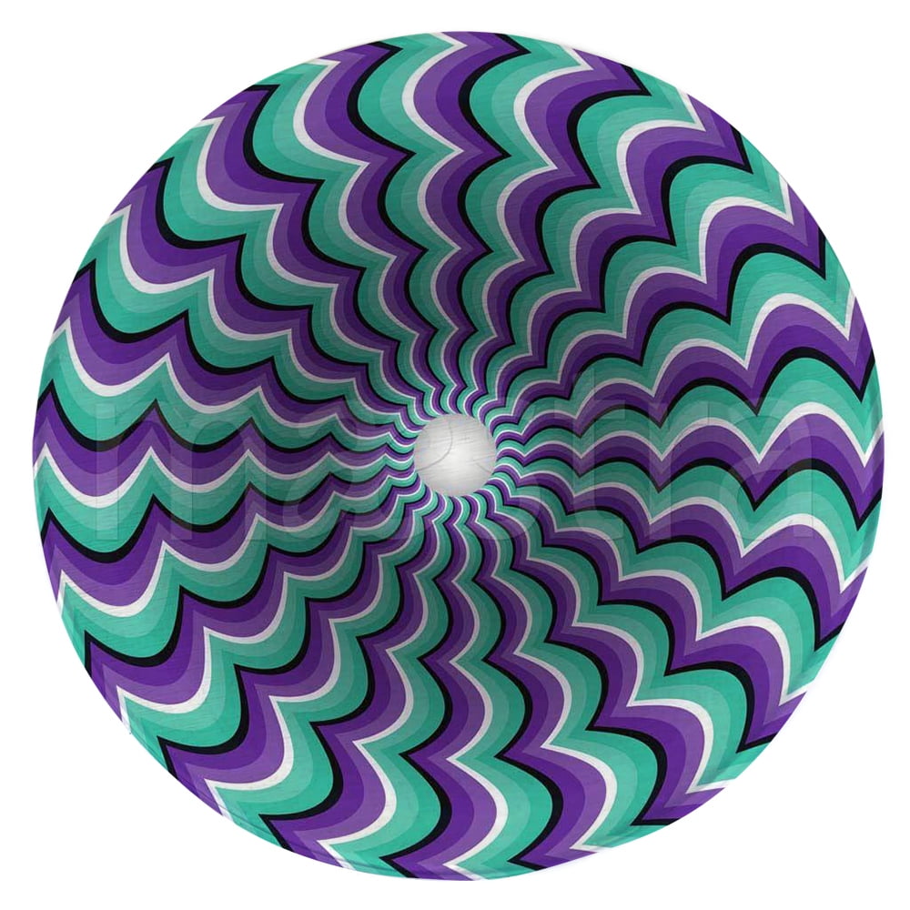Fashion Round Carpet Vertigo Effect Graphics 3D Printing Area Rug ...