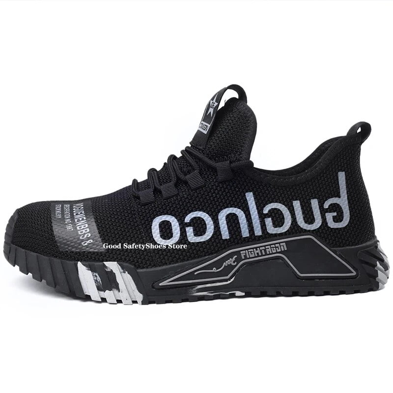 Fashion Safety Shoes With Steel Toe Cap Work Sneakers Men Women Work ...