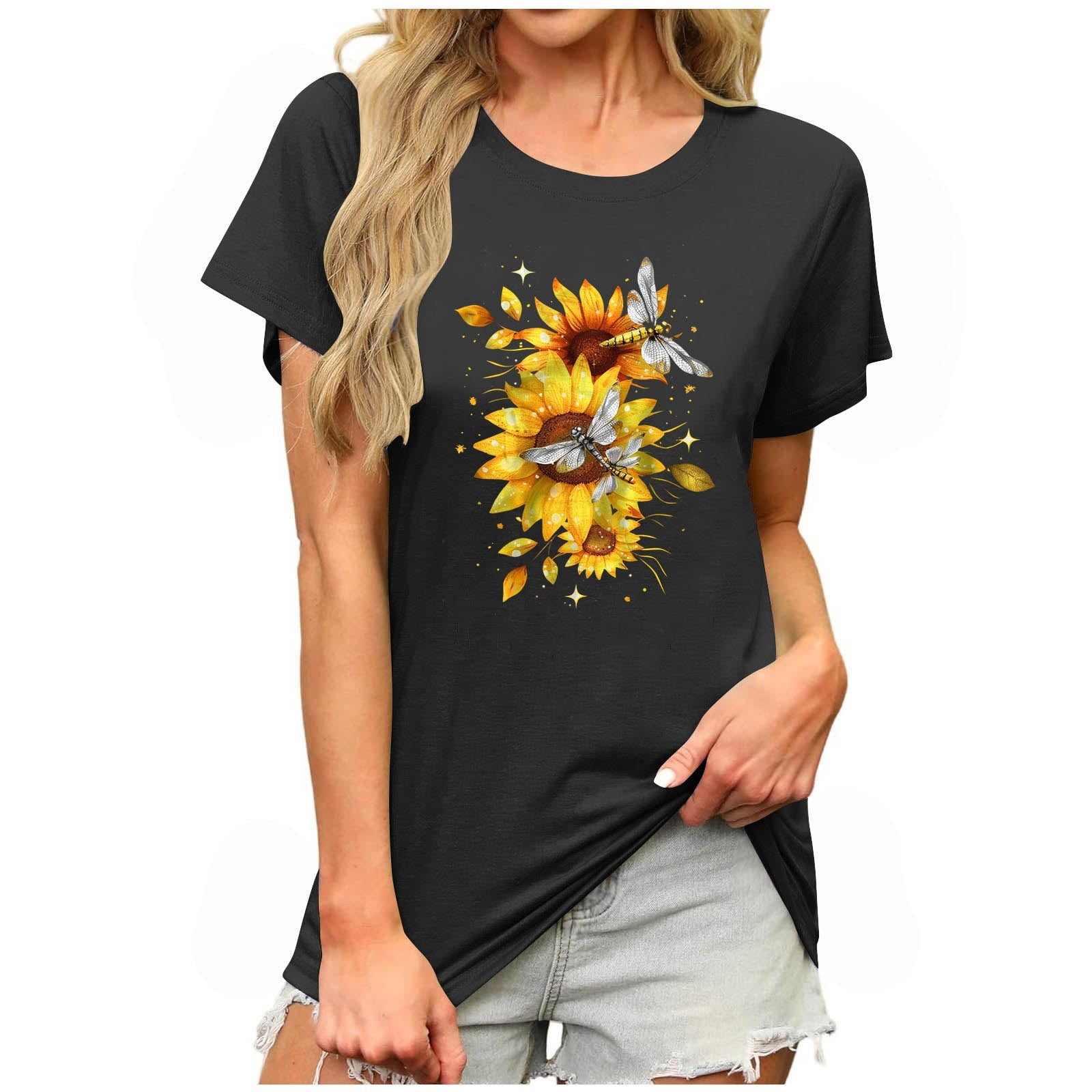 Fashion Saving LiMoi Short Sleeve Tops to Wear with Leggings T Shirts ...