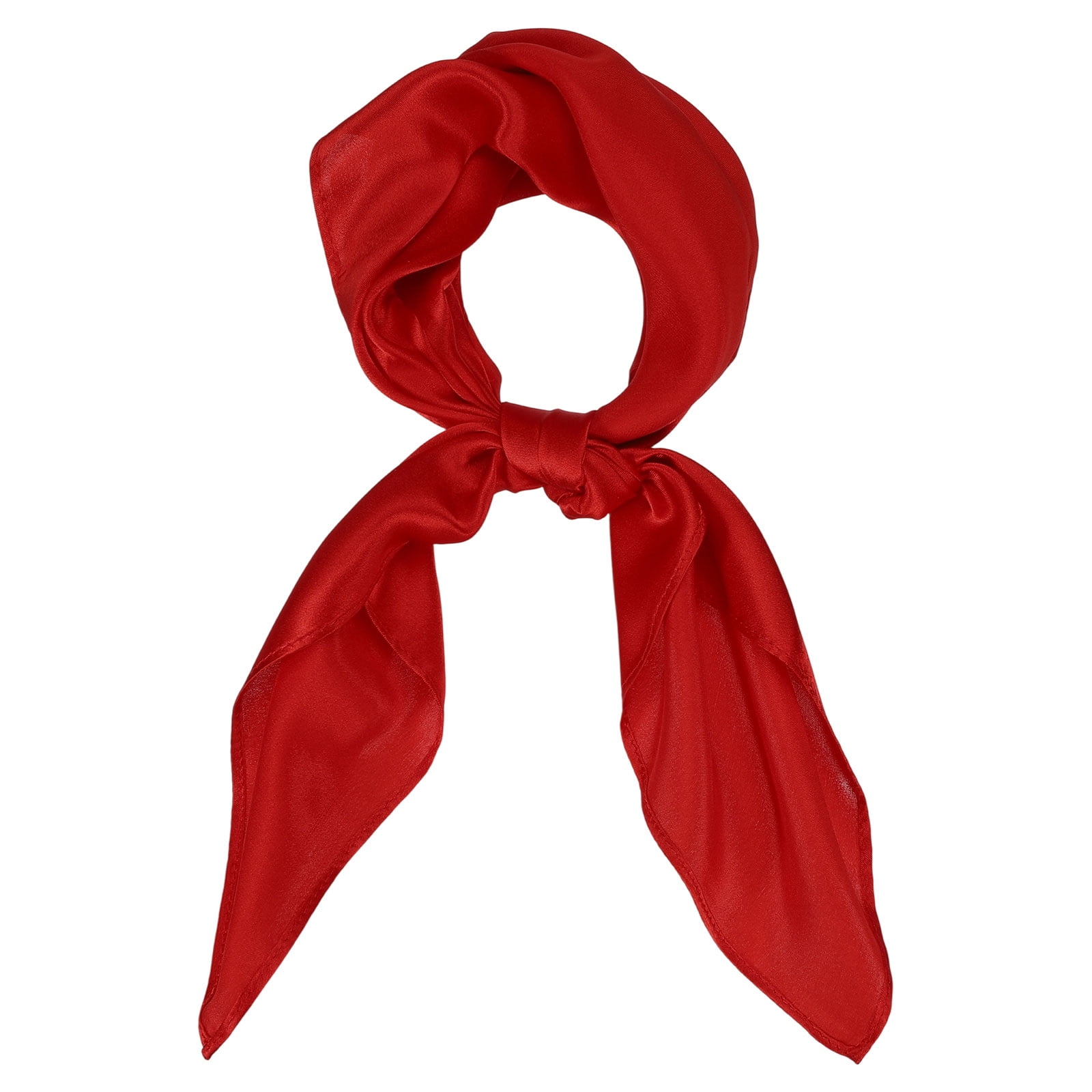Fashion Scarves for Women, Silk Square Scarf Silky Satin Head 21"x21 ...