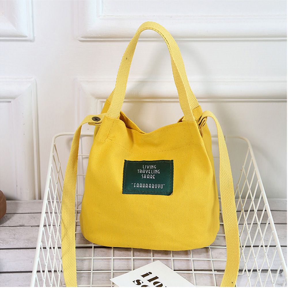 Fashion School Bag Buckle Casual Bag Shopping Bag Tote Handbags Canvas ...