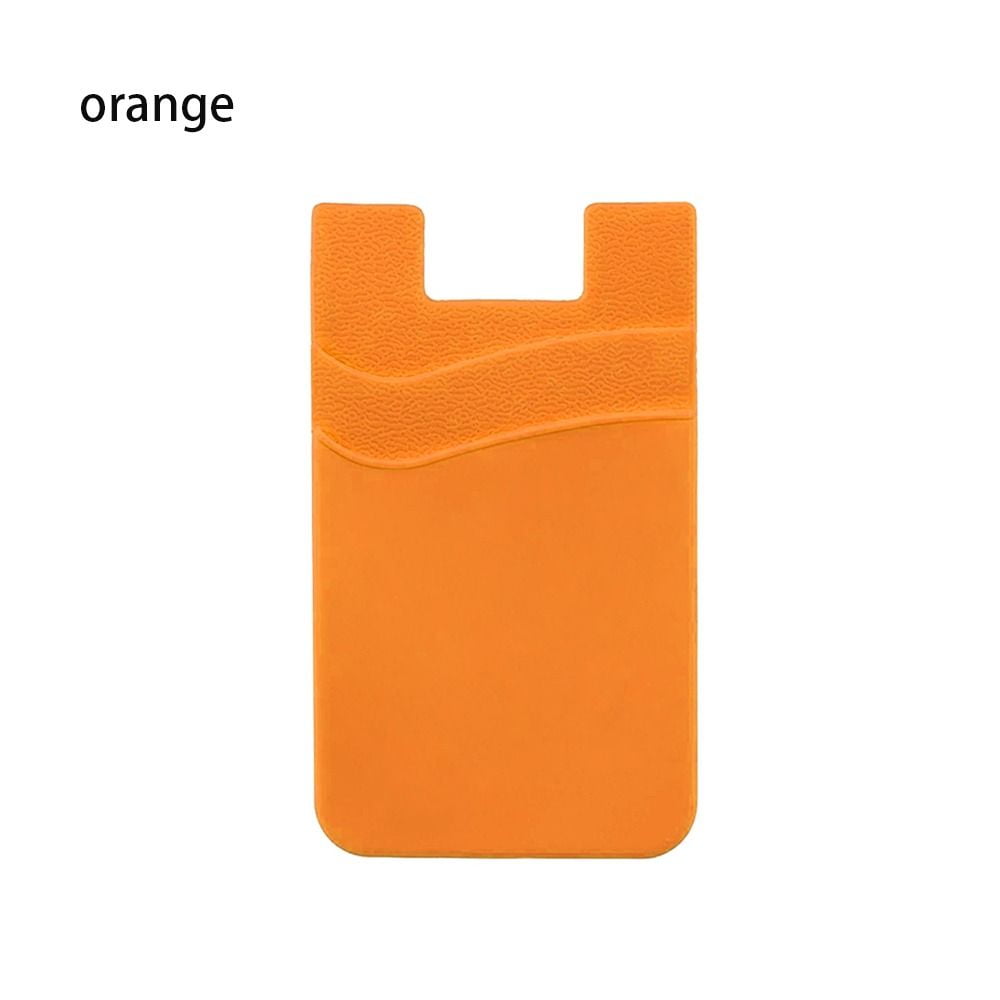 Fashion Silicone Universal Adhesive Pocket Sticker Wallet Case Credit ...