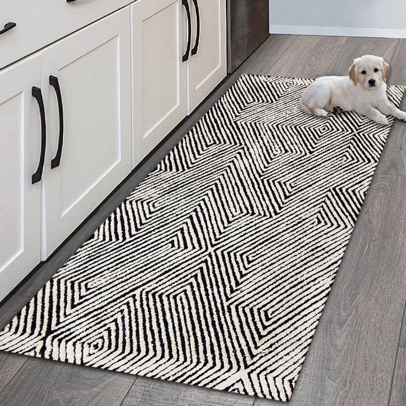Fashion Simple Nordic Style Kitchen Mat Floor Carpet House Hold Carpet ...