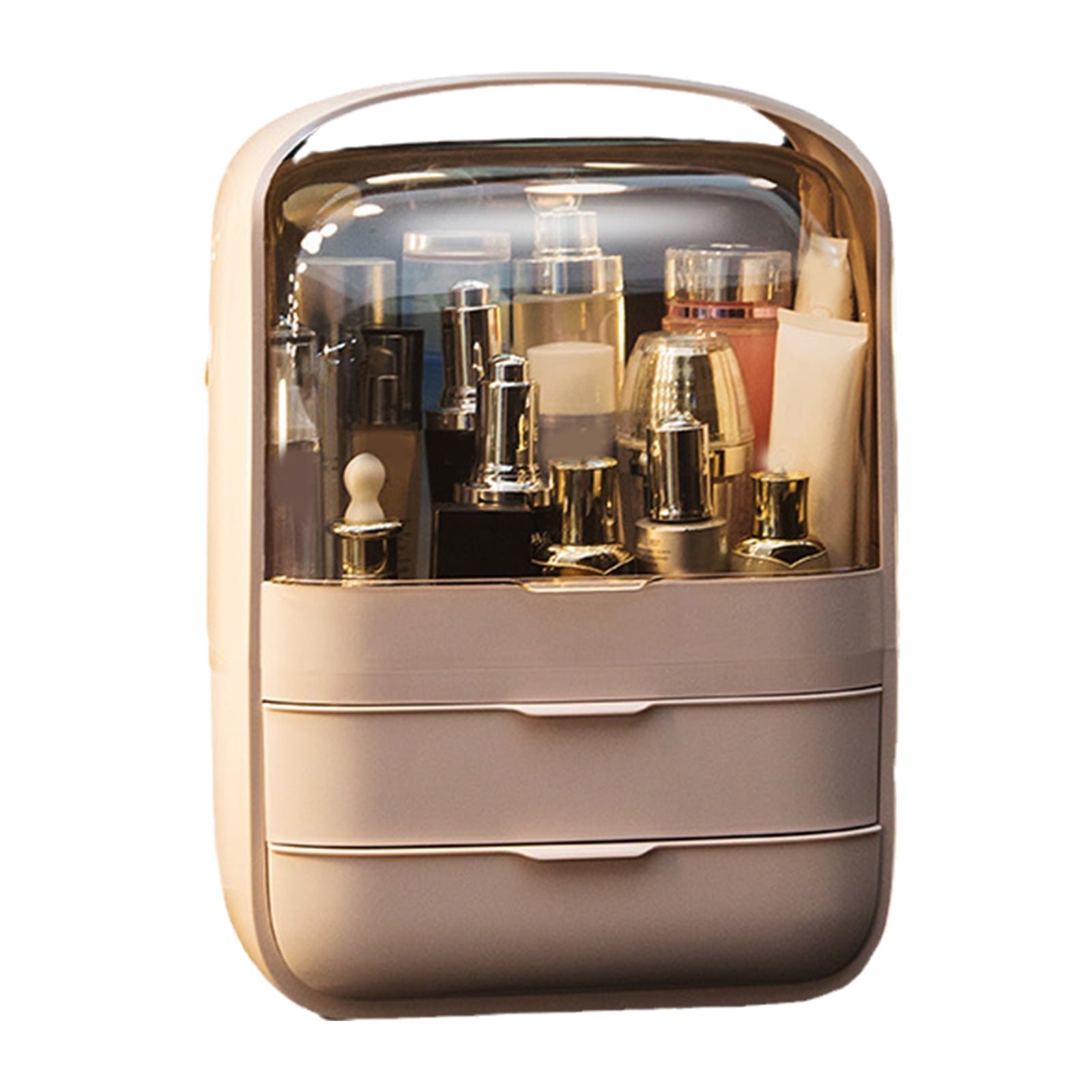 Fashion Simple Table Top Drawer Cosmetic Jewelry Storage Box Home