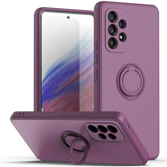 Fashion Slim Soft TPU Phone Case with Finger Ring Holder for Samsung ...