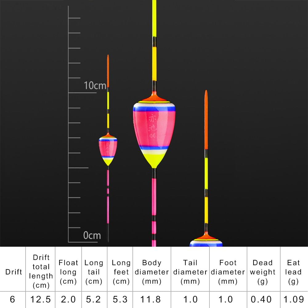Fashion Slip Drift Tube Fluctuate Ice Fishing Lure Float Light Stick ...