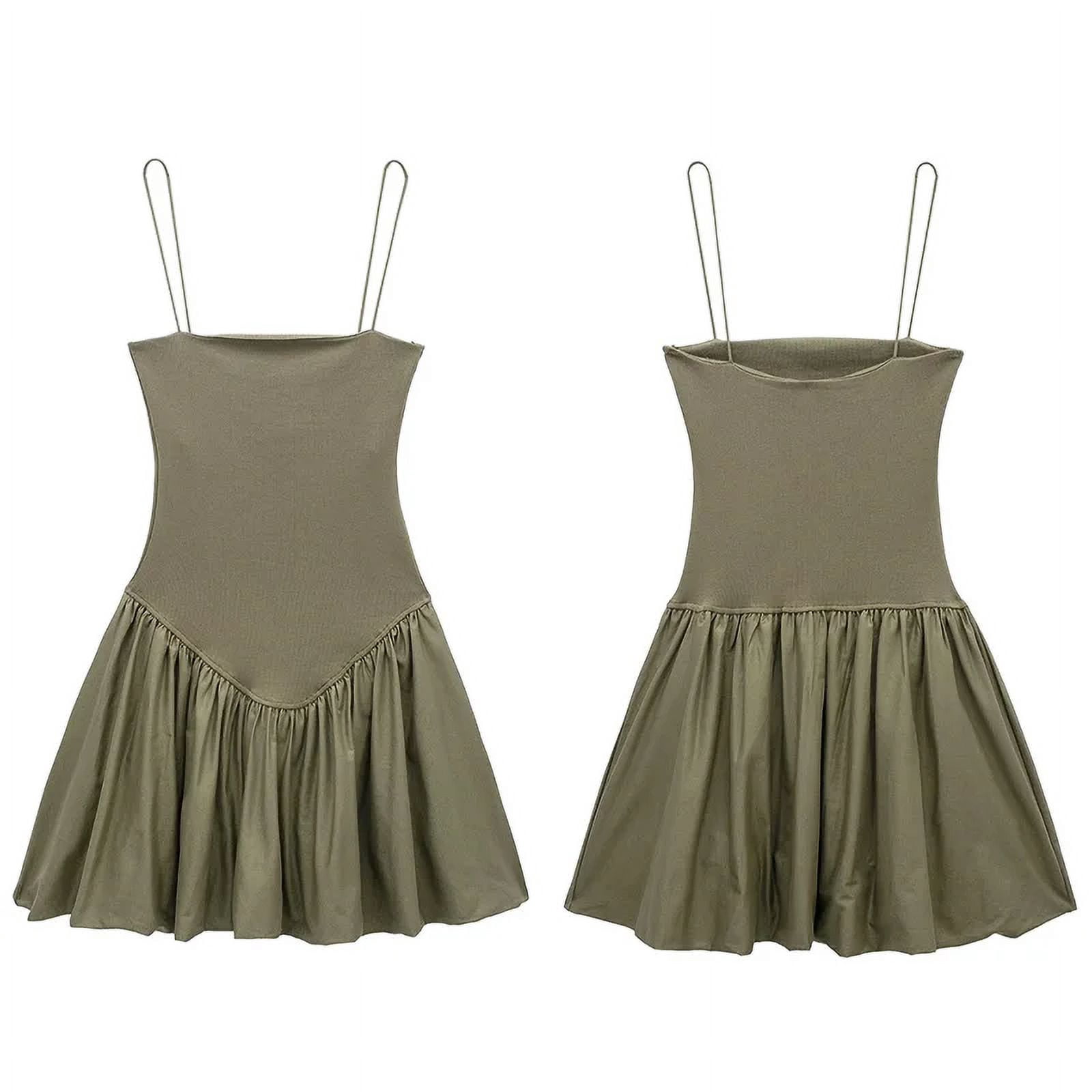 Fashion Slip Mini Tutu Dress Women Chic Patchwork Backless Ball Gown ...