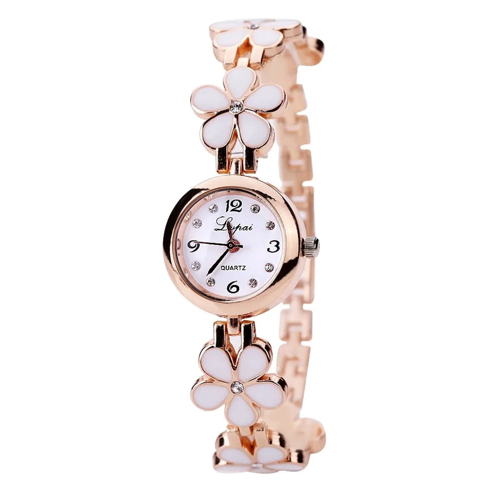 Fashion Small Watches Women 2026 Luxury Rhinestone Flower Bracelet ...