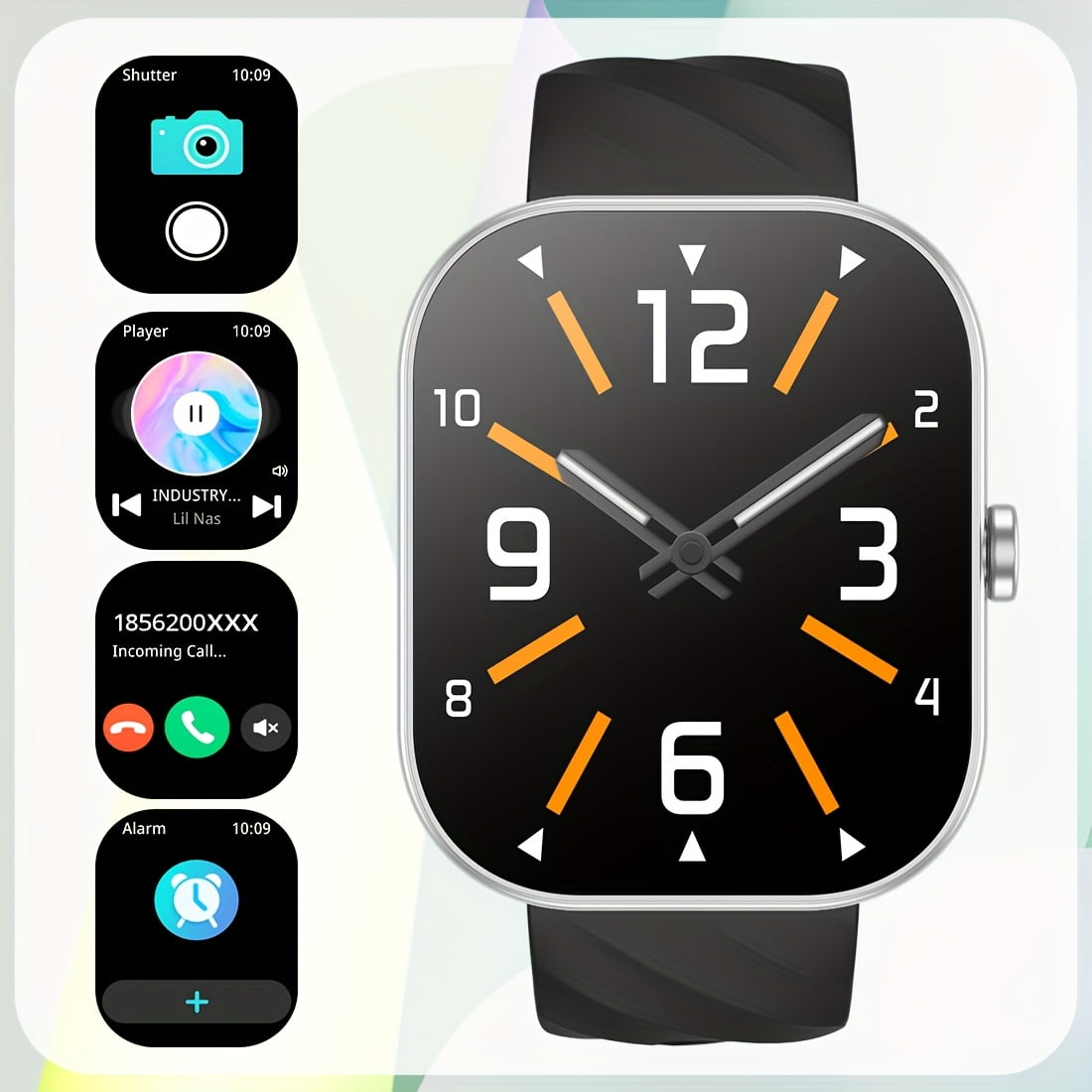 Fashion Smart Watch with Call Answering - 1.85" HD Display, Multiple ...