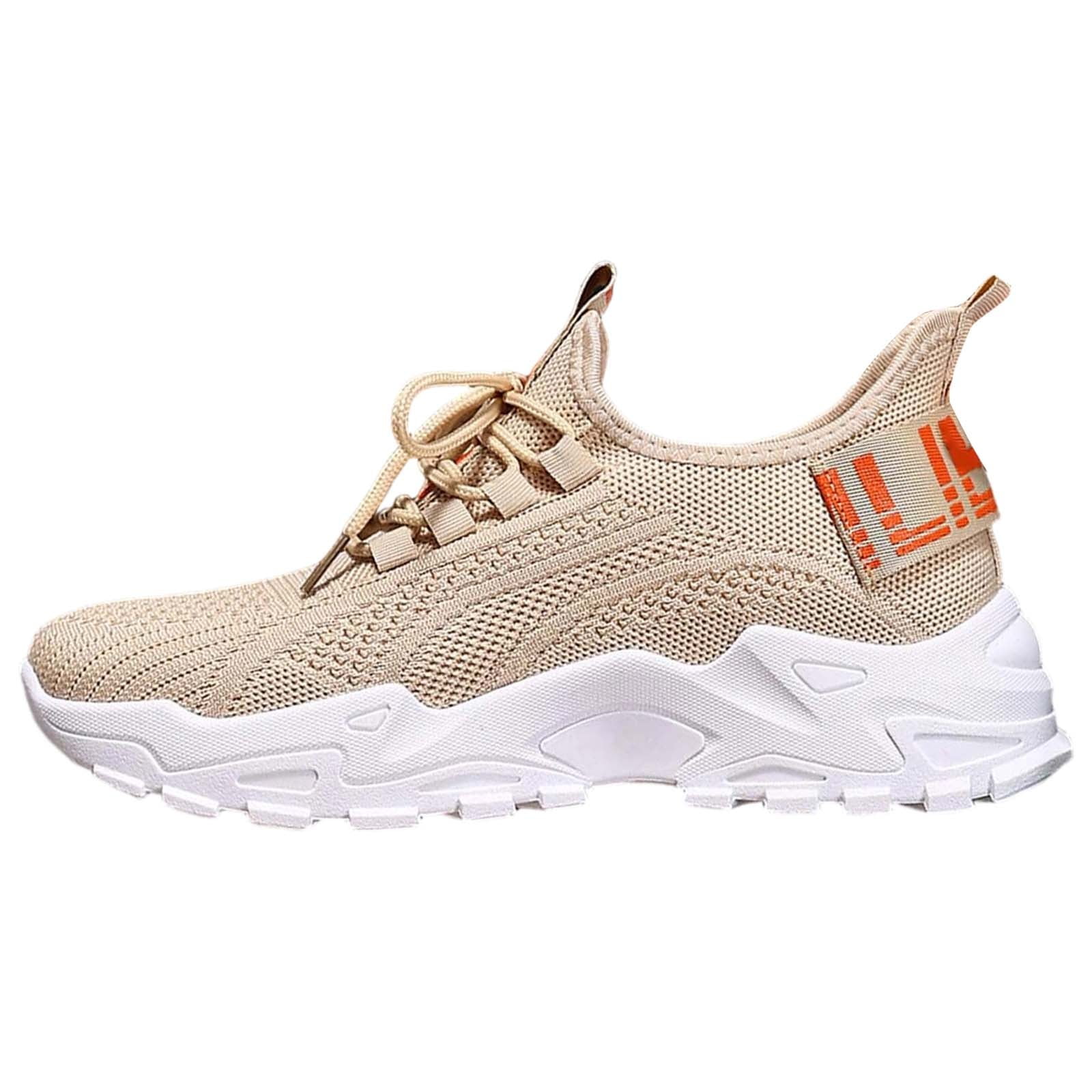 Fashion Sneakers Breathable Mesh Running Shoes Effortless Slip-On ...