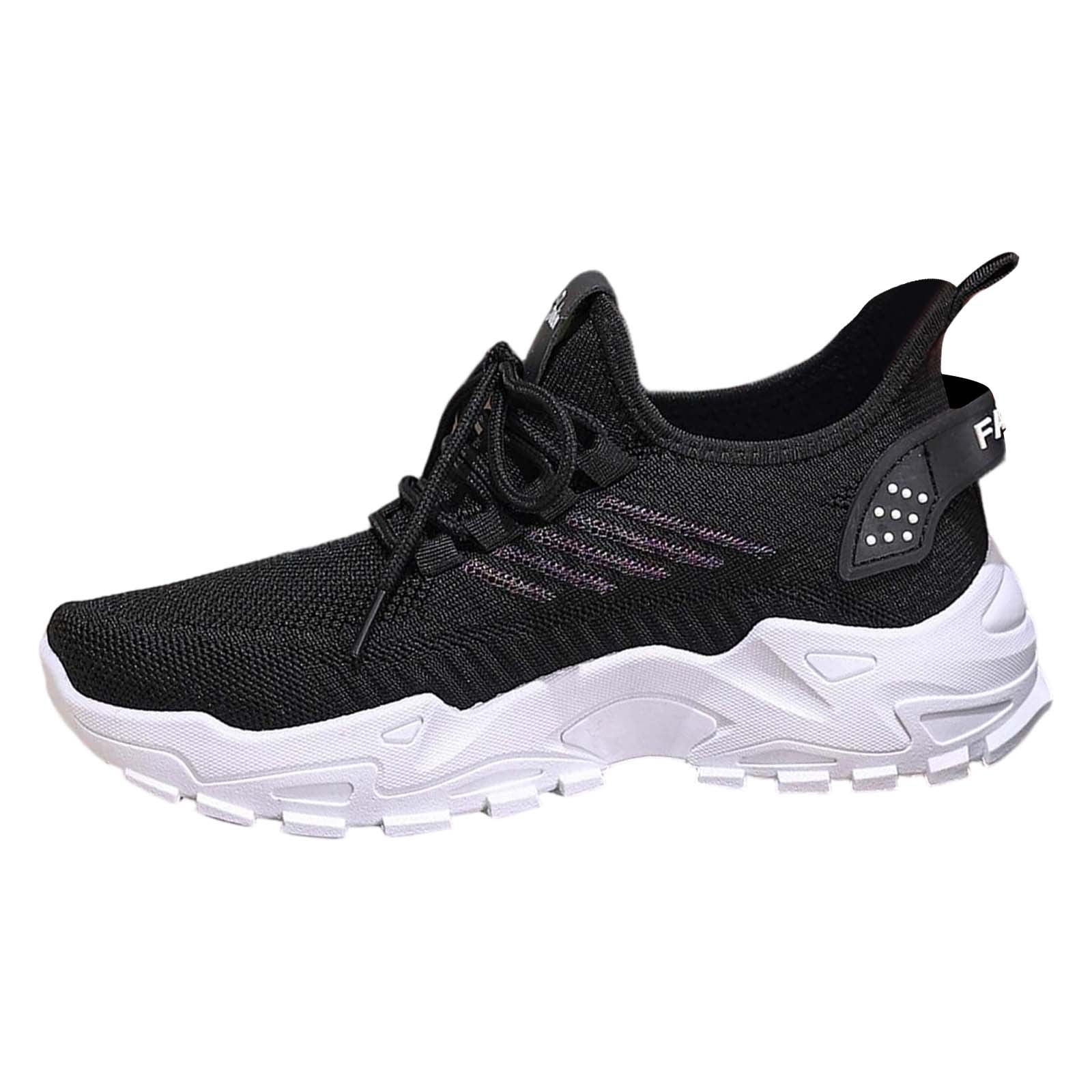 Fashion Sneakers Breathable Mesh Running Shoes Effortless Slip-On ...