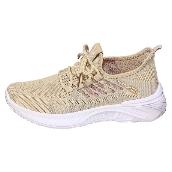 Fashion Sneakers Breathable Mesh Running Shoes Effortless Slip-On ...