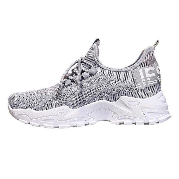 Fashion Sneakers Breathable Mesh Running Shoes Effortless Slip-On ...