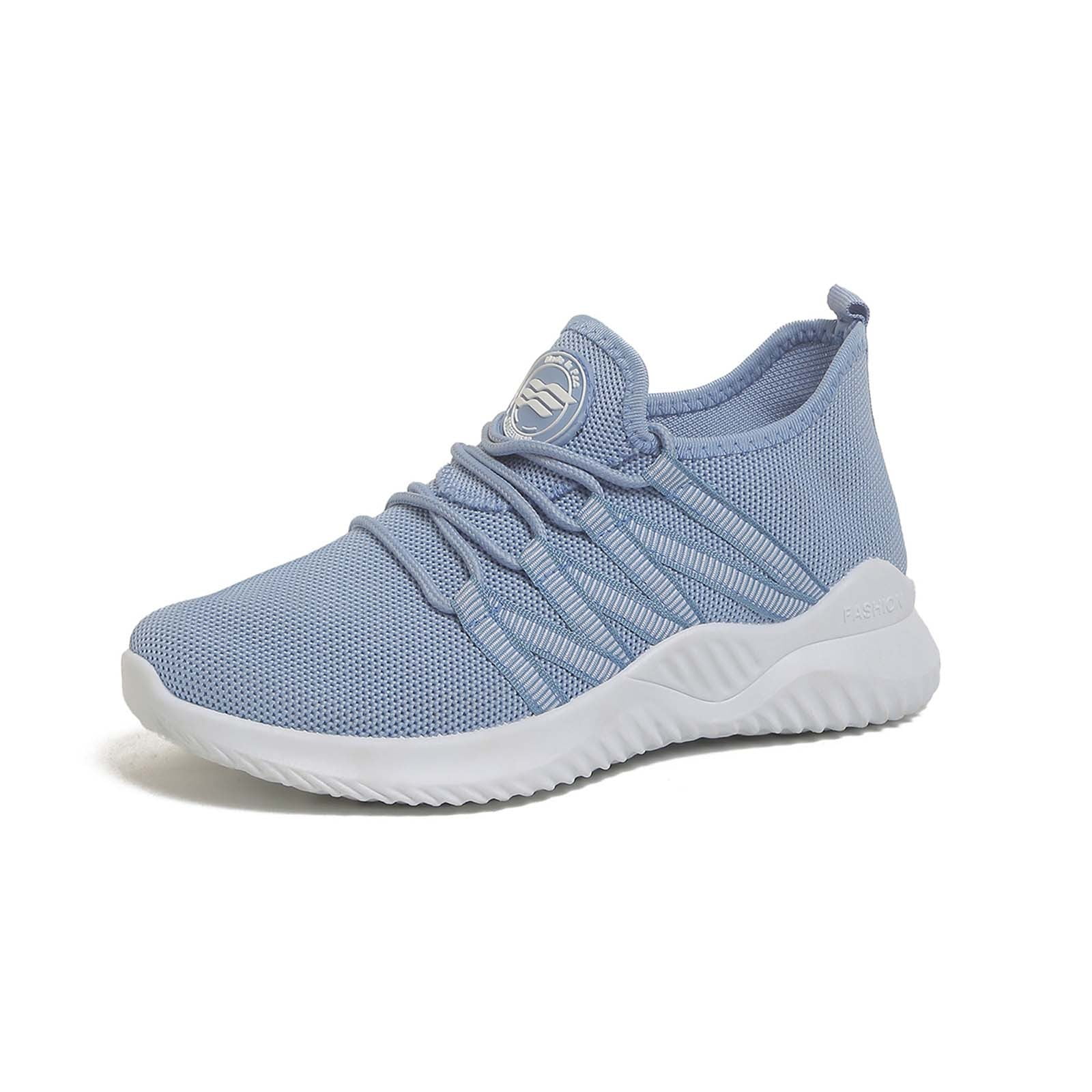 Fashion Sneakers Breathable Mesh Running Shoes Effortless Slip-On ...
