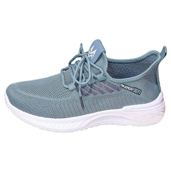 Fashion Sneakers Breathable Mesh Running Shoes Effortless Slip-On ...