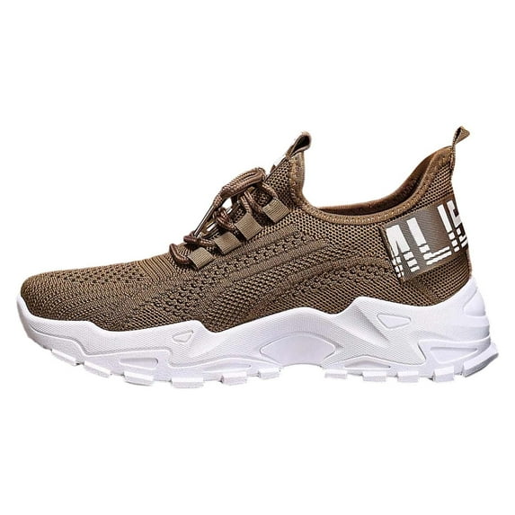 Fashion Sneakers Breathable Mesh Running Shoes Effortless Slip-On ...