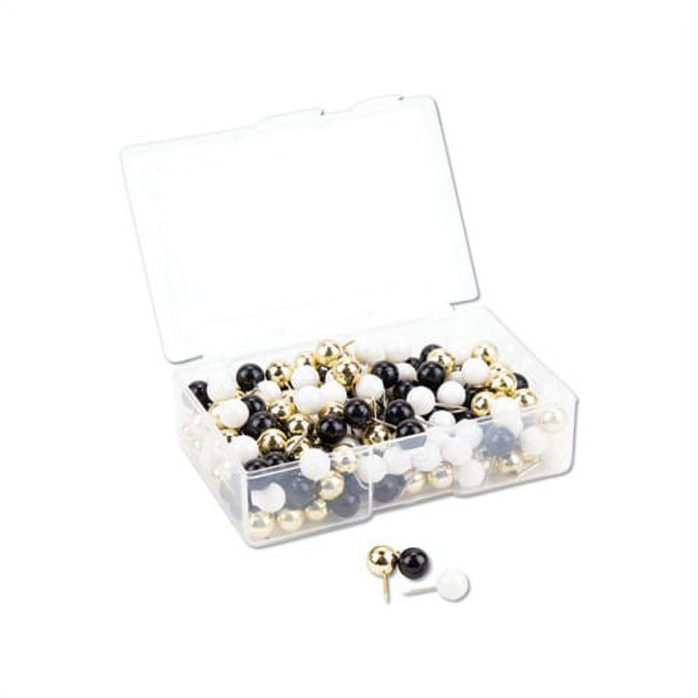 Fashion Sphere Push Pins Plastic, Assorted, 7/16", 200/Pack - Walmart.com