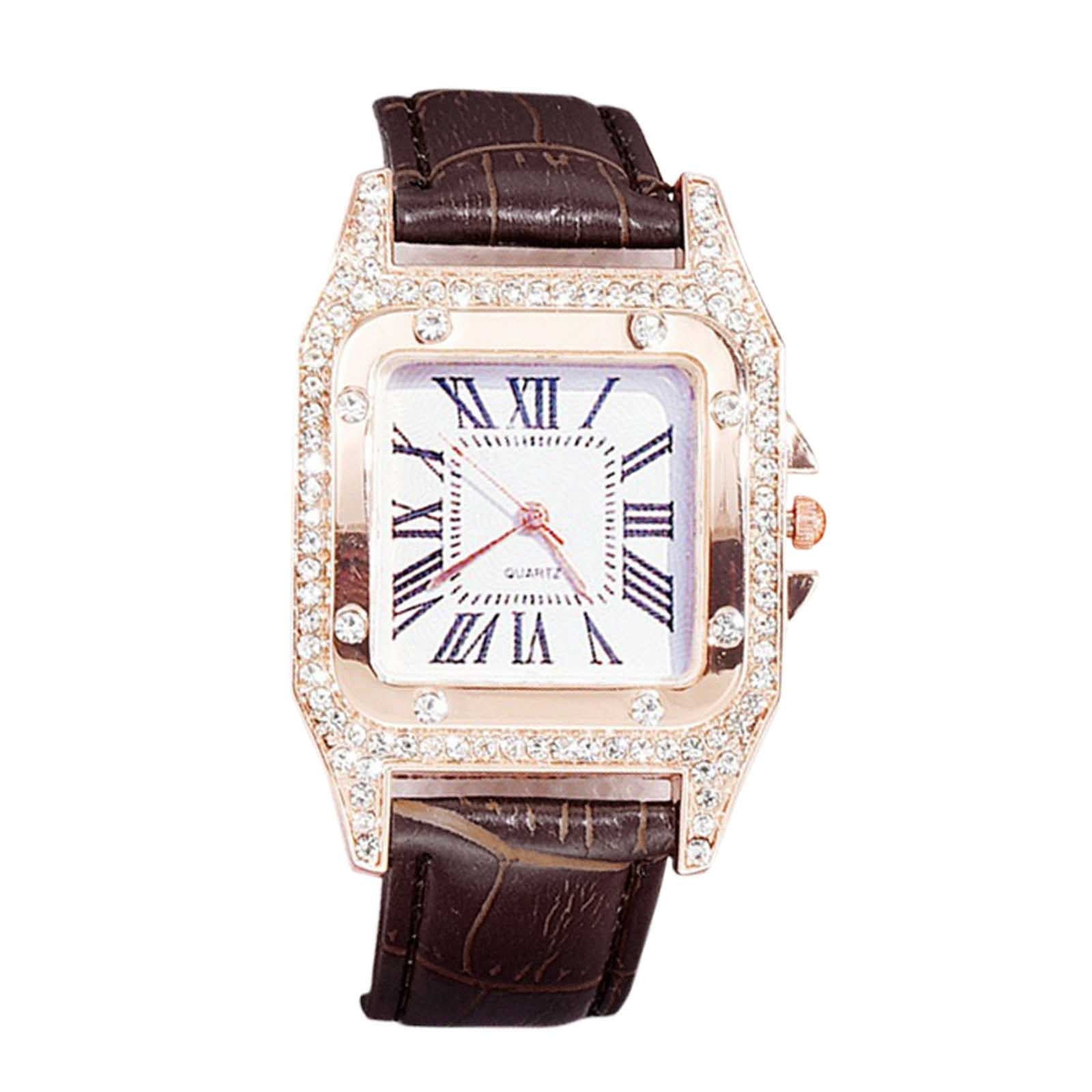 Fashion Sport Ms. Stainless Steel Case Belt Band Quartz Analog Wrist ...