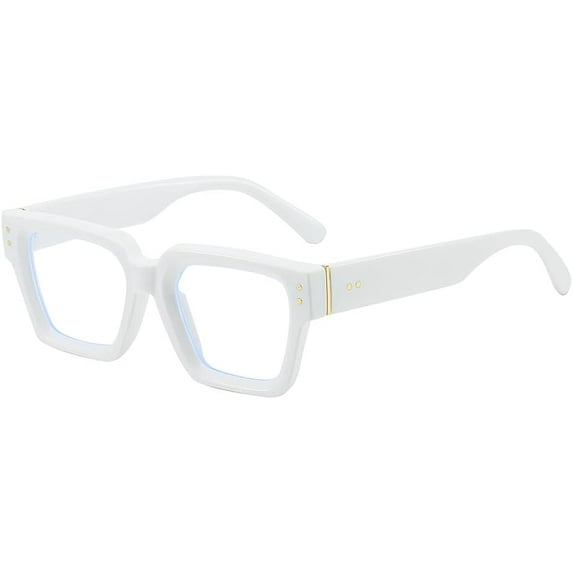 Fashion Square Glasses for Women Men Trendy Thick Frame Computer ...