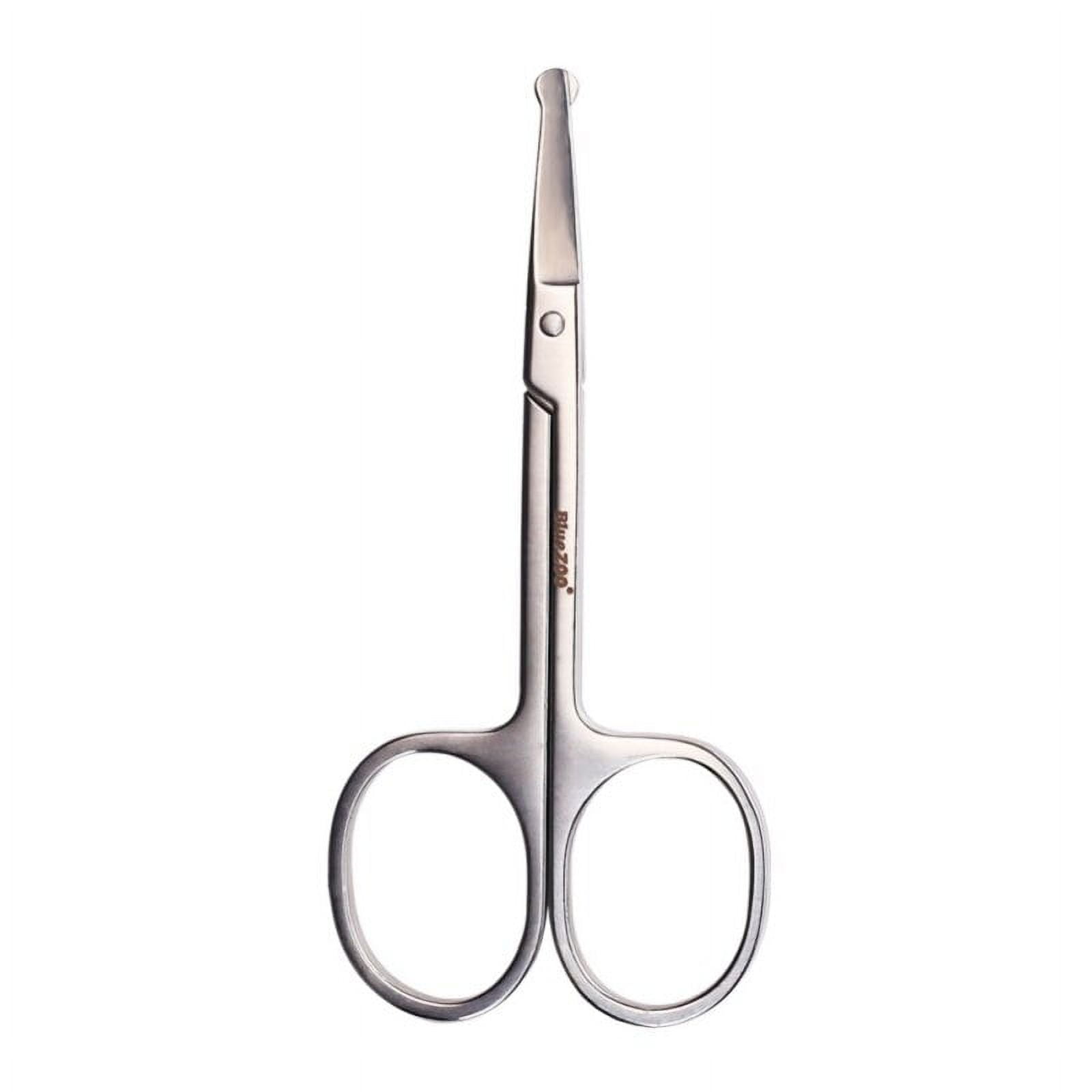 Fantadool Stainless Steel Nose Hair Scissors, Rounded Tips, Eyebrow and ...