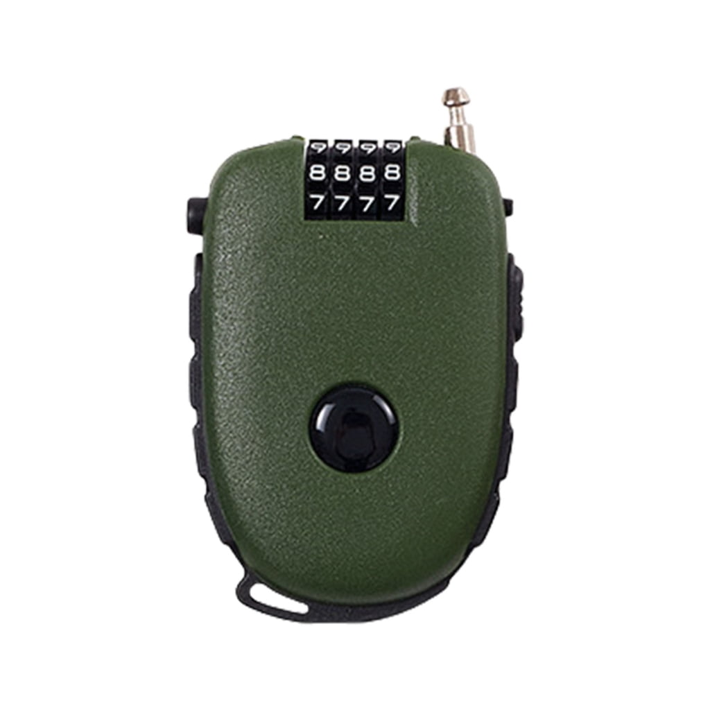 Fashion Steel Cable Combination Lock Portables Retractable Scooters ...