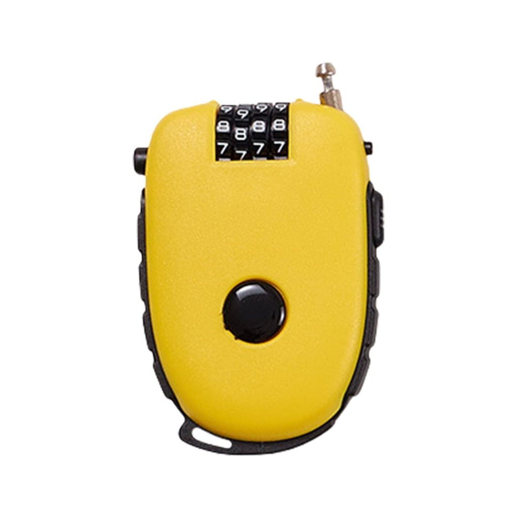 Fashion Steel Cable Combination Lock Portables Retractable Scooters ...