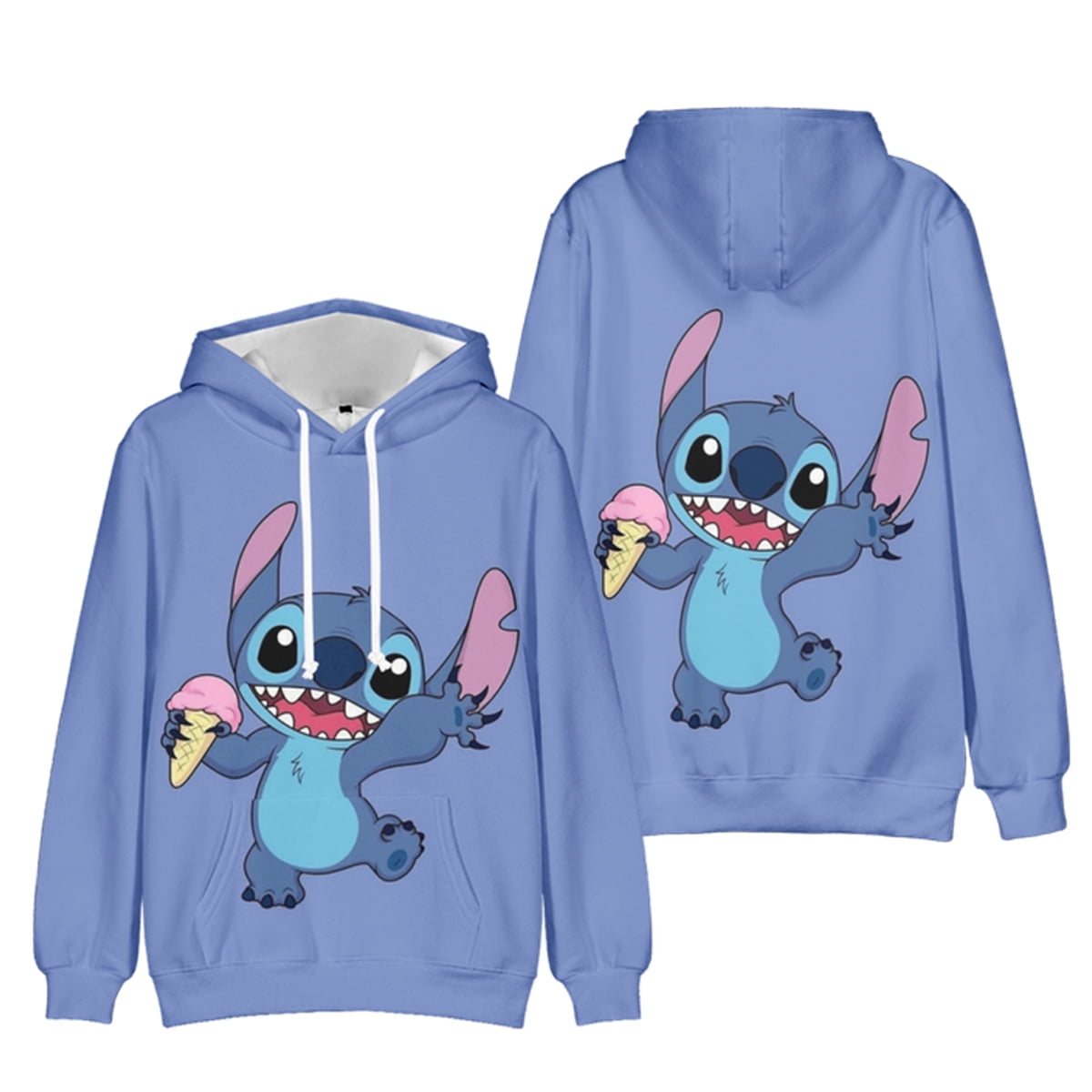 Fashion Stitch Hoodies Teen Girls Boy 3D Printed Hooded Sweatshirt ...