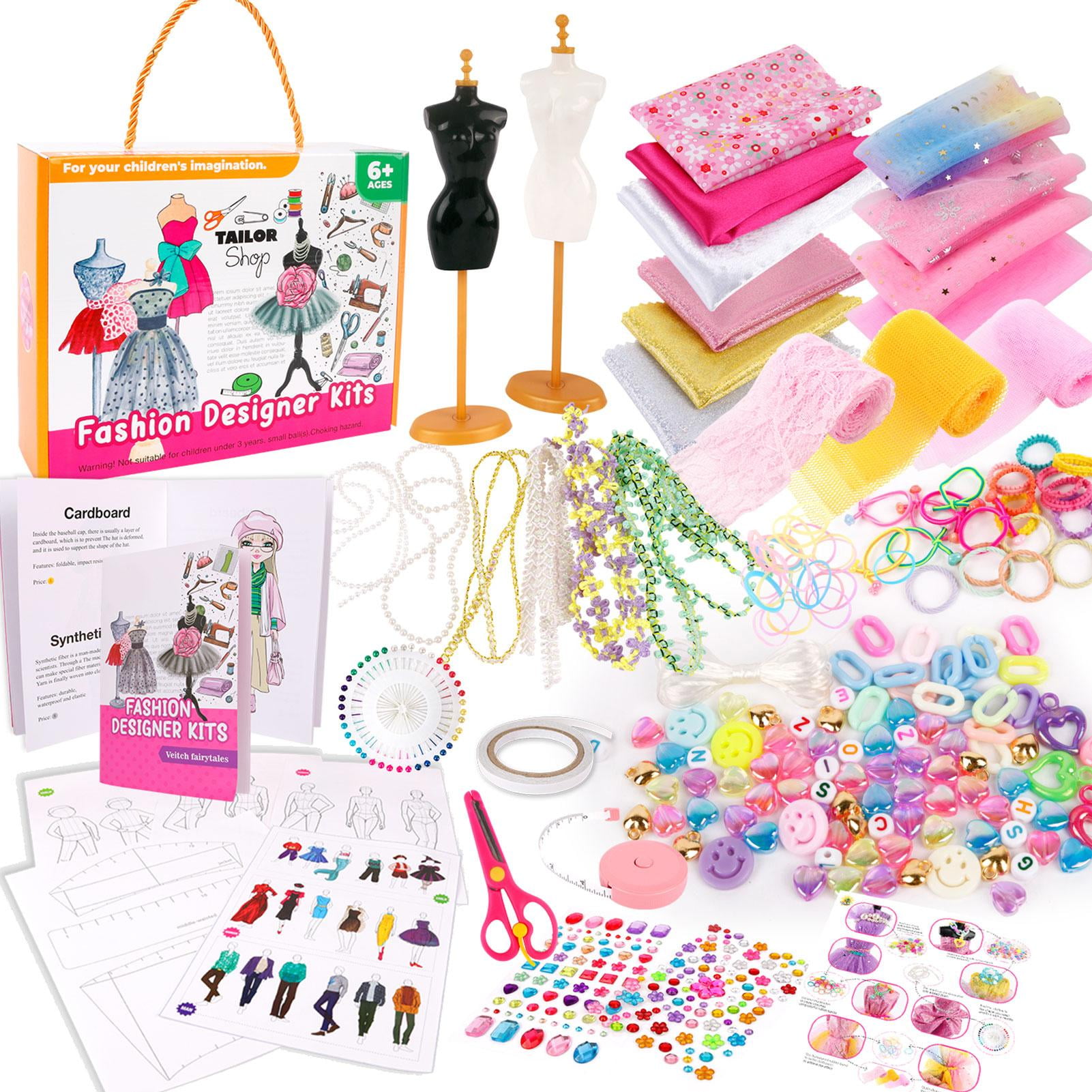 Fashion Studio Kit For Girls,309pcs Arts And Crafts Kit,2 Mannequin ...