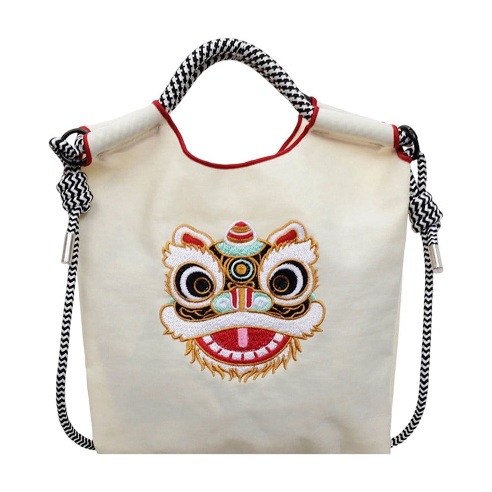 Fashion Style Lions Patterns Crossbody Bag For Women Versatile Nylon ...