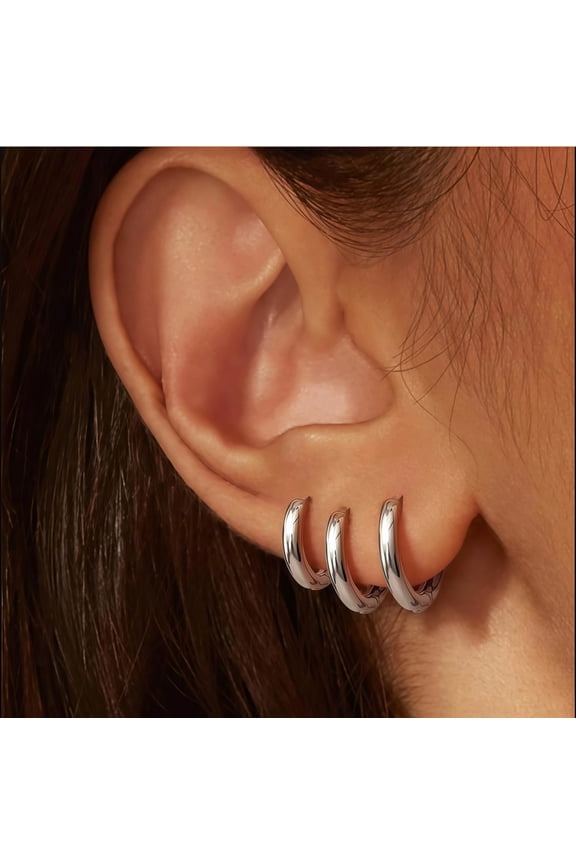 3 Hoops Earrings