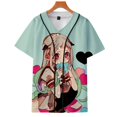Fashion Summer Baseball Jersey Cartoon Animation 3D Print Men's ...