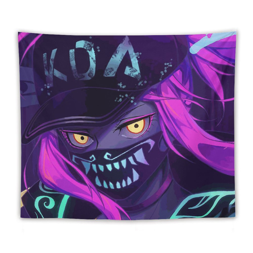 Fashion Tapestries KDA Akali Living Room Bedroom Decor Tapesty Wall ...