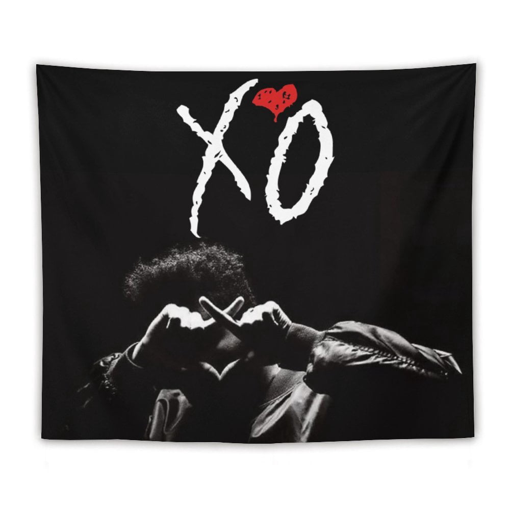 Fashion Tapestries The Weeknd XO Living Room Bedroom Decor Tapesty Wall ...