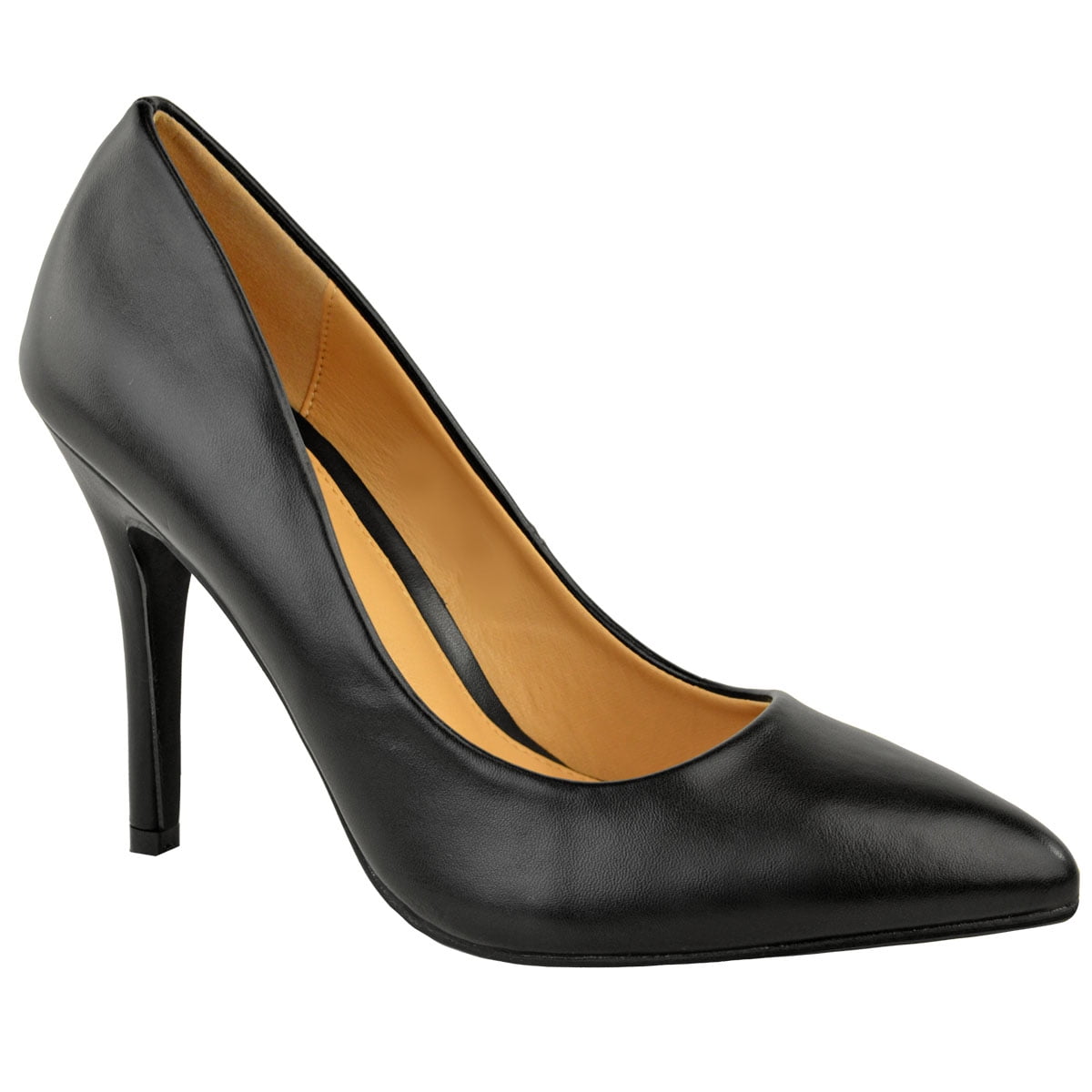 Fashion Thirsty Womens Ladies Mid High Heel Pointed Toe Shoe - Walmart.com