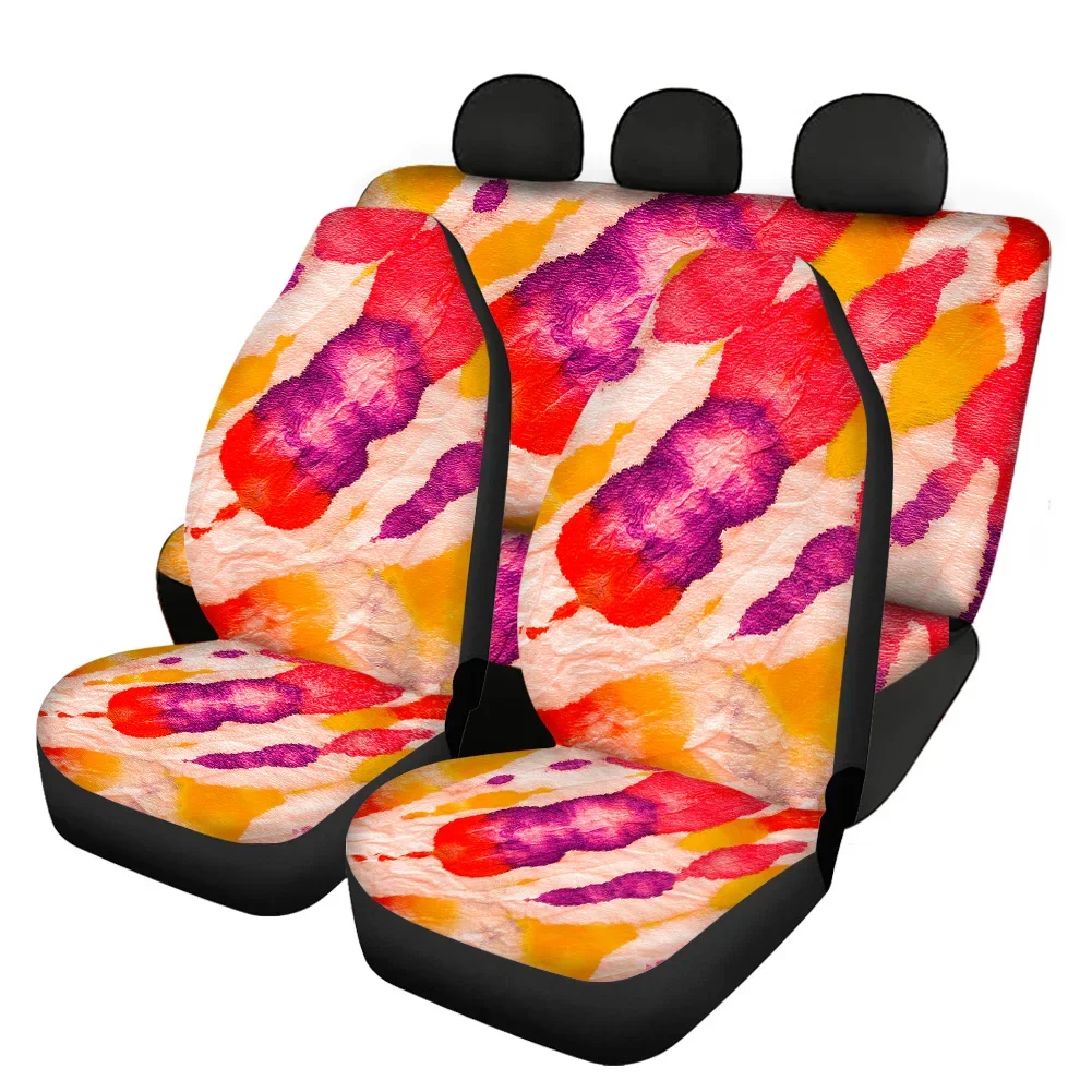 Fashion Tie Dye Swirl Print Car Full Set Interior for Women Men General ...