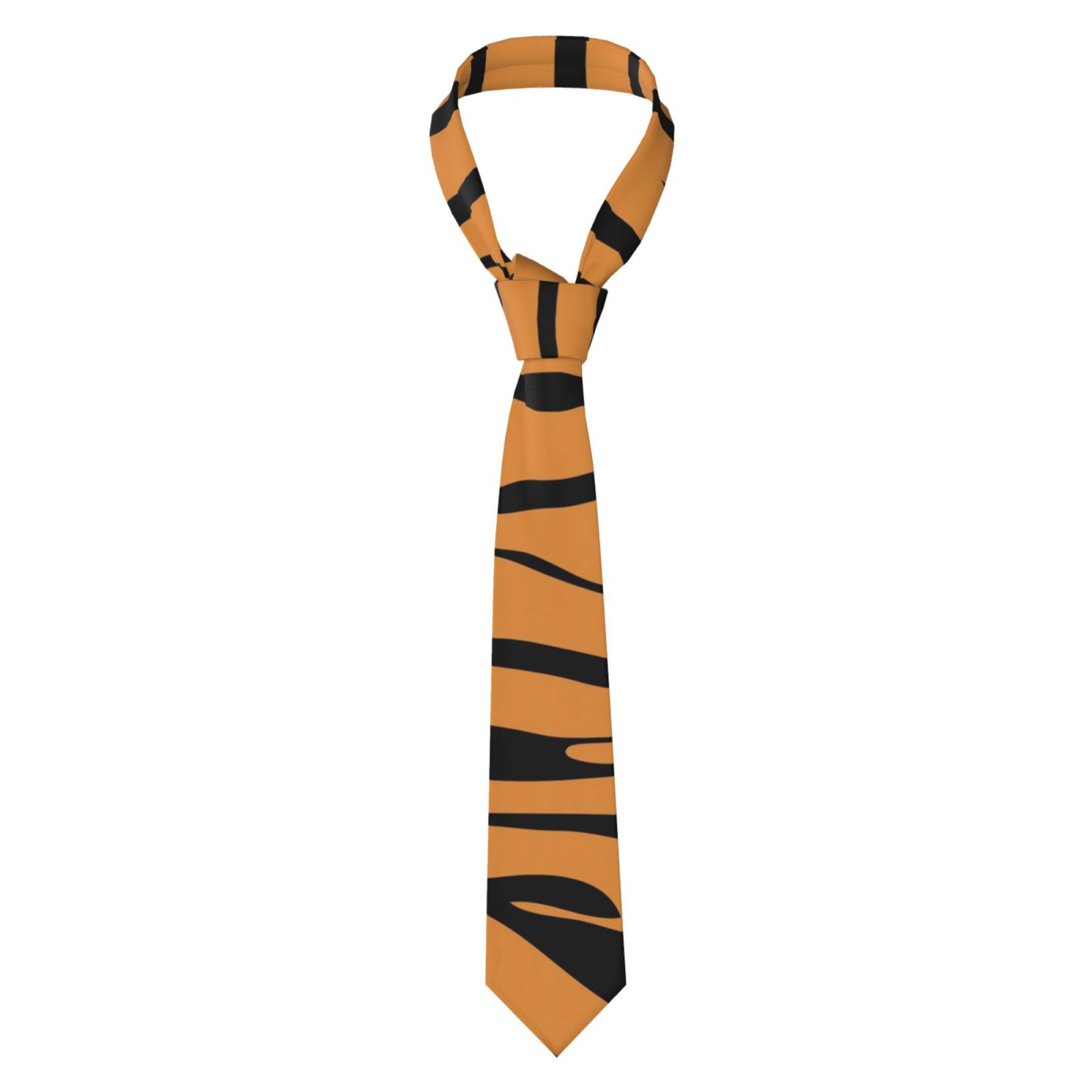 Fashion Tiger Animal Print Pattern Ties for Men Business Wedding Party ...